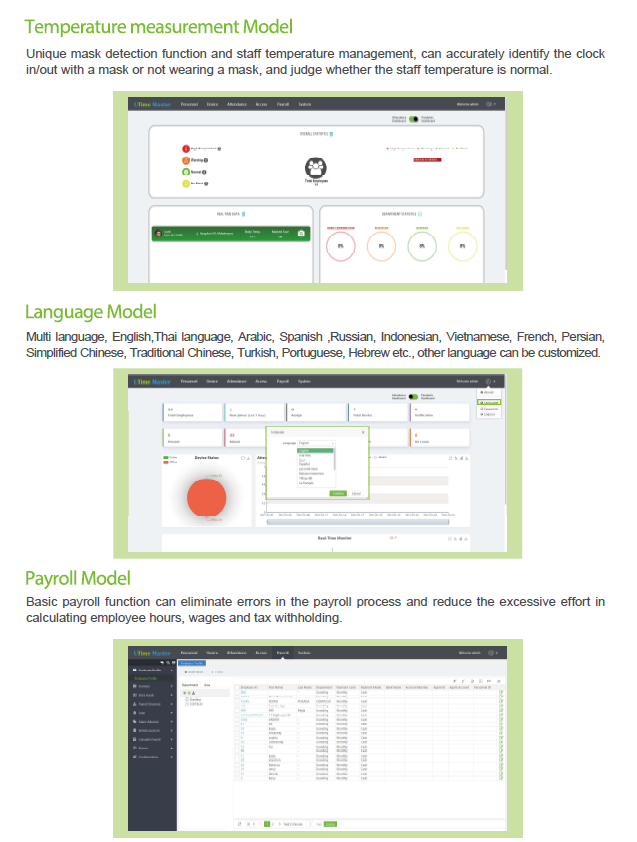China Multi-Biometric Access Control and Time Attendance Terminal ...